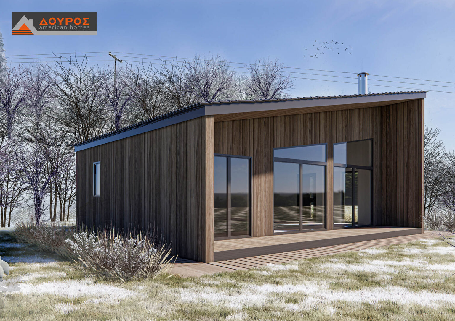 Ι 70 – ΙΣΟΓΕΙΑ ΚΑΤΟΙΚΙΑ 70m² – Douros American Home Προκατ Κατοικίες ...